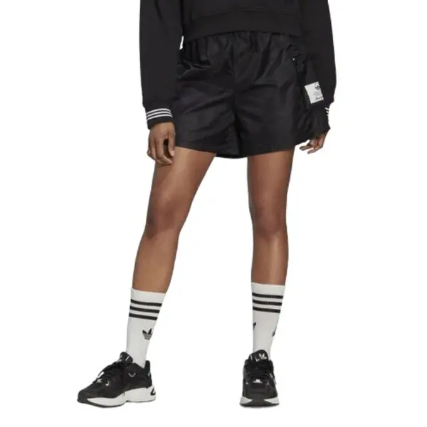 Adidas Relaxed-fit High-waist Nylon Shorts