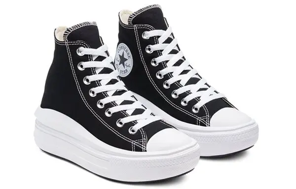 CONVERSE Chuck Taylor All Star High Top Platform Sneakers - Black