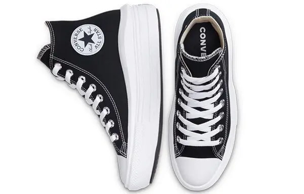 CONVERSE Chuck Taylor All Star High Top Platform Sneakers - Black