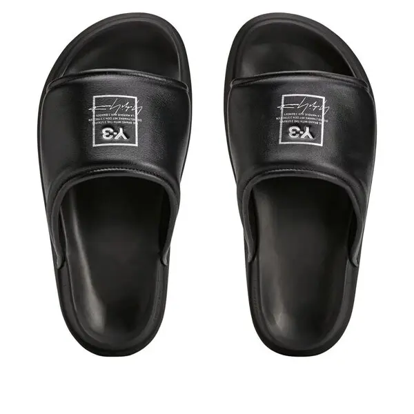 Adidas Y-3 Slide Sandals - Black