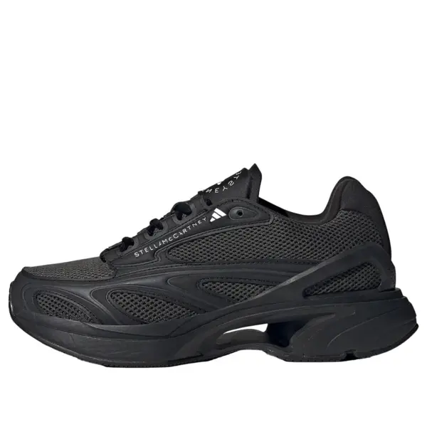 Adidas By Stella Mccartney "core Sportswear 2000" Sneakers - Black