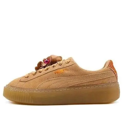 PUMA Platform Flower Tassel Sneakers - Brown