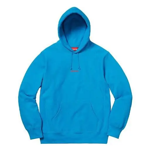 Supreme Fw18 Trademark Hooded Sweatshirt - Blue