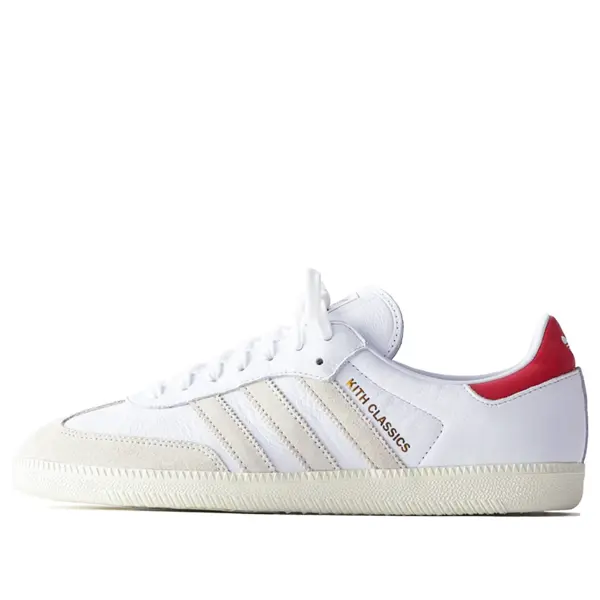 Adidas Kith X Samba Og Classics Program White Red Sneakers