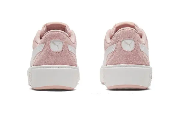 PUMA Smash Platform V2 Suede "peachskin" Sneakers - Pink/blue