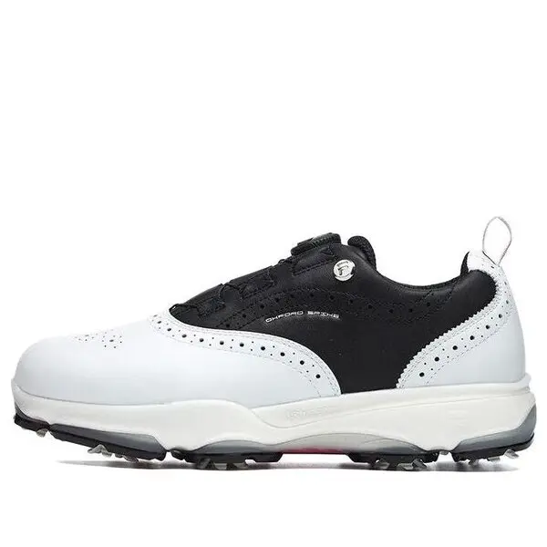FILA Golf Oxford Spike Sneakers - White/black