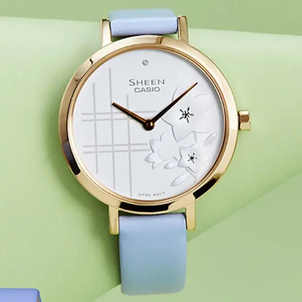 Casio Sheen Sapphire Crystal Analog Watch