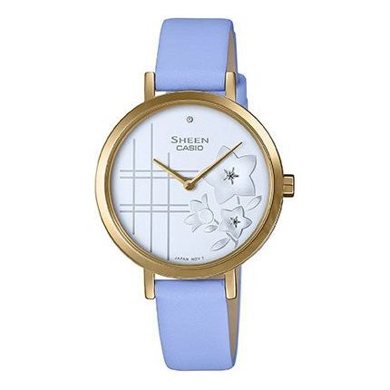 Casio Sheen Sapphire Crystal Analog Watch - Light Blue
