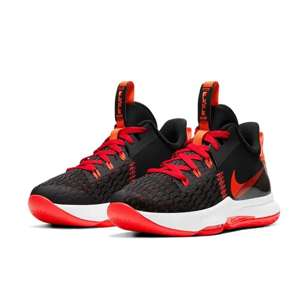 Nike Lebron Witness 5 Ep Basketball Sneakers - Black/red