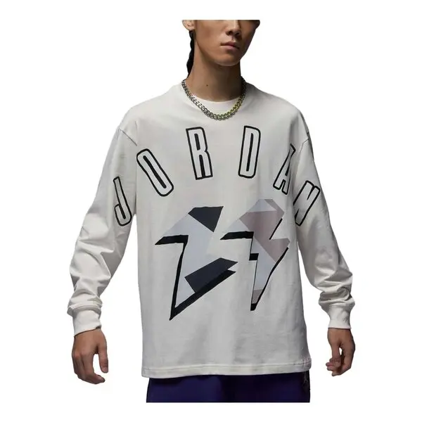 JORDAN Flight Mvp Long-sleeve T-shirt - Grey