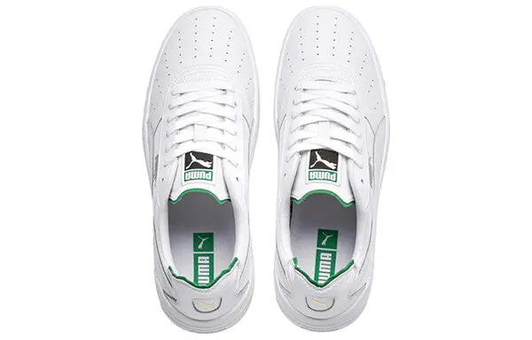 PUMA Cali Retro Low Top Sneakers - White/green