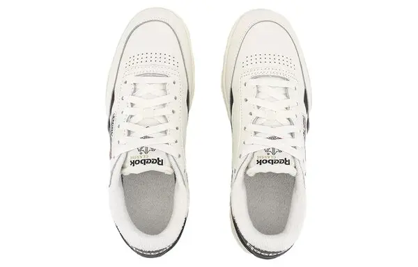 REEBOK Club C Double Platform Sneakers - Chalk/core Black/chalk