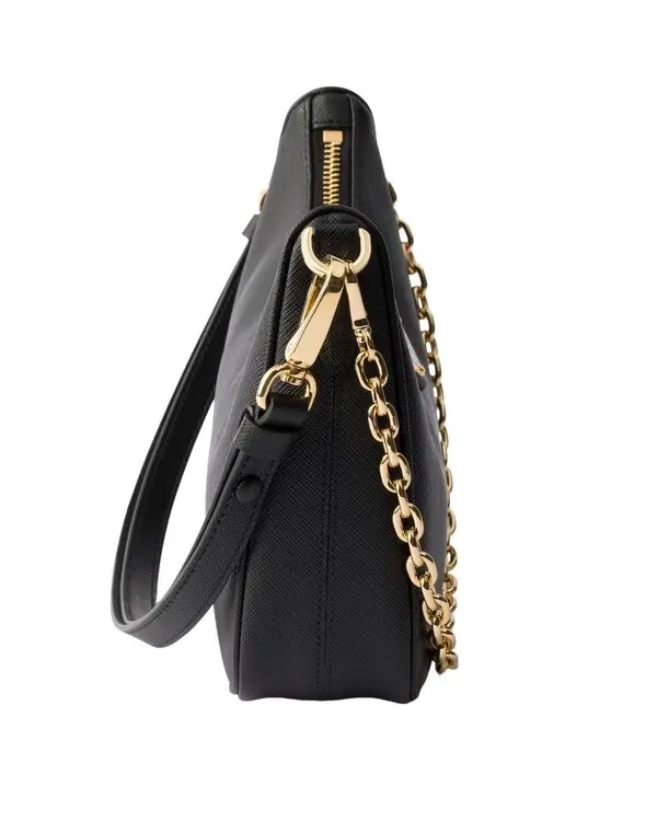 Prada Re-edition Saffiano Leather Bag - Black