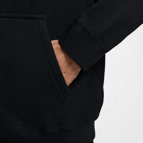 Nike Solo Swoosh Full-zip Fleece Hoodie - Black