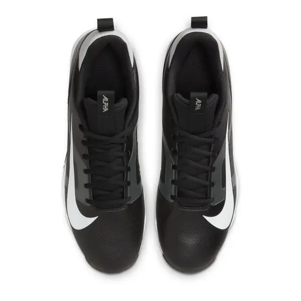 Nike Alpha Menace 4 Shark Athletic Cleats - Black/white