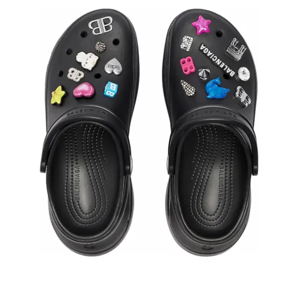 Balenciaga X Crocs Platform Mule With Jibbitz