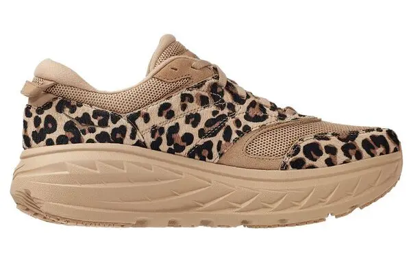 Hoka One One Engineered Garments X Bondi L 'leopard' Sneakers