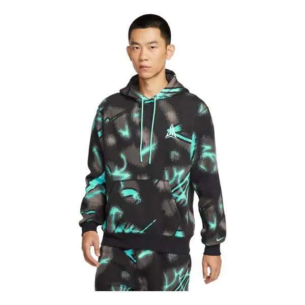 Nike Ja Club Fleece Pull-on Hoodie - Bleached Teal