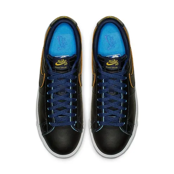 Nike Nba X Zoom Blazer Low Sb 'golden State Warriors - Black