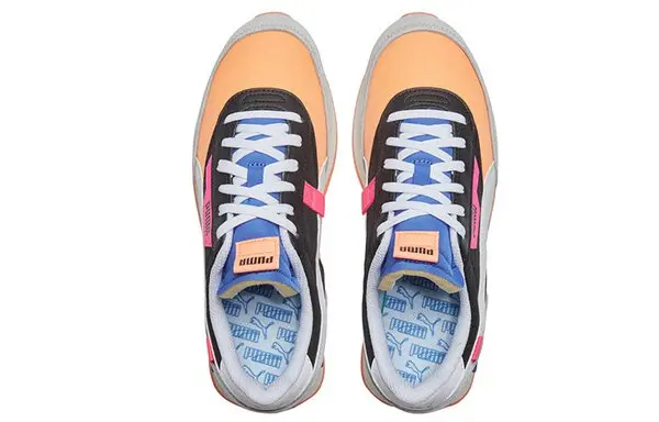 PUMA Future Rider "fizzy Orange" Sneakers - Black/orange/gray