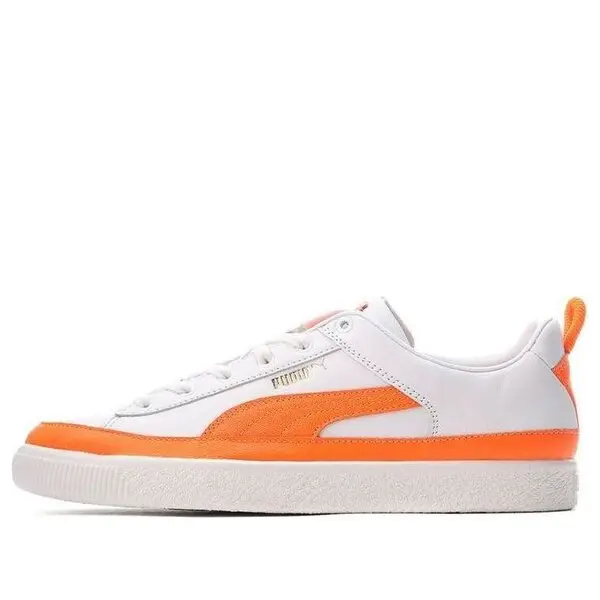 PUMA X Pronounce Basket Vintage Sneakers - White/orange