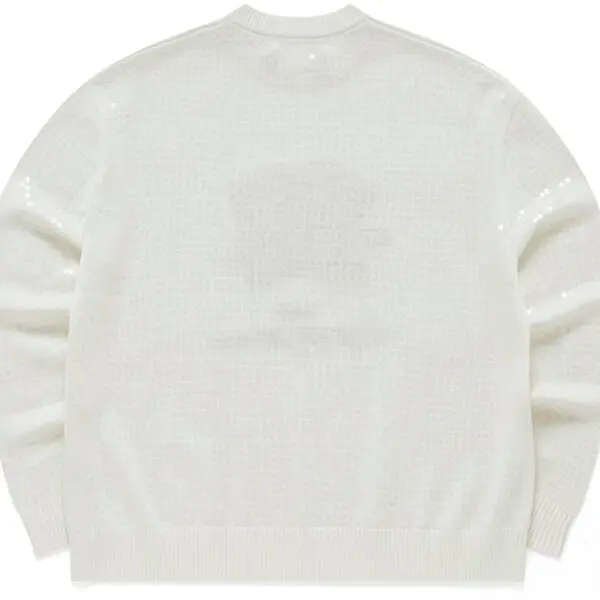 FILA Embellished Graphic Pullover Sweater