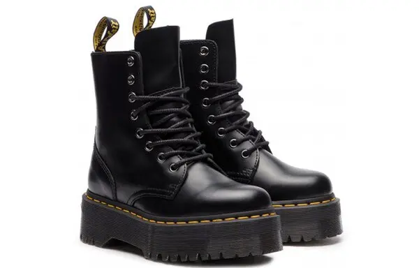 Dr. Martens Jadon Smooth Leather Platform Combat Boots