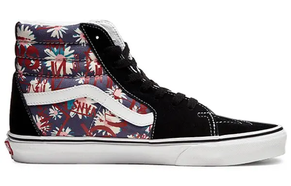 VANS Sk8-hi High Top Floral Graffiti Sneakers