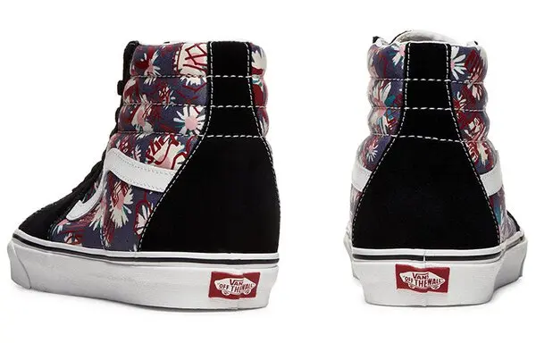 VANS Sk8-hi High Top Floral Graffiti Sneakers