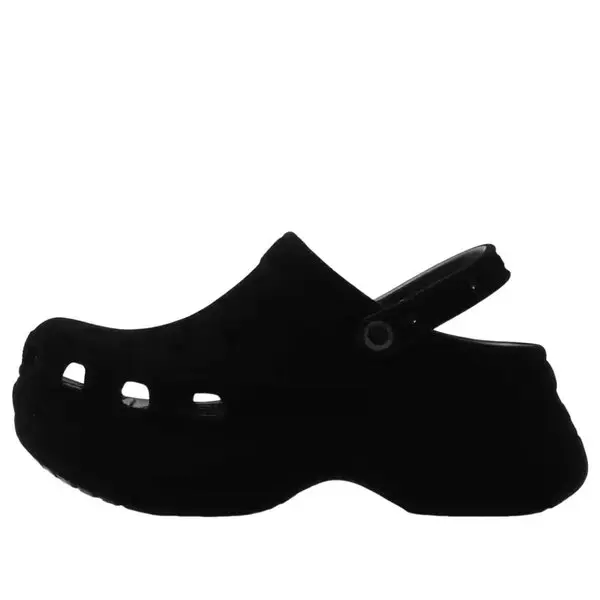 CROCS Bae Velvet Clog - Black