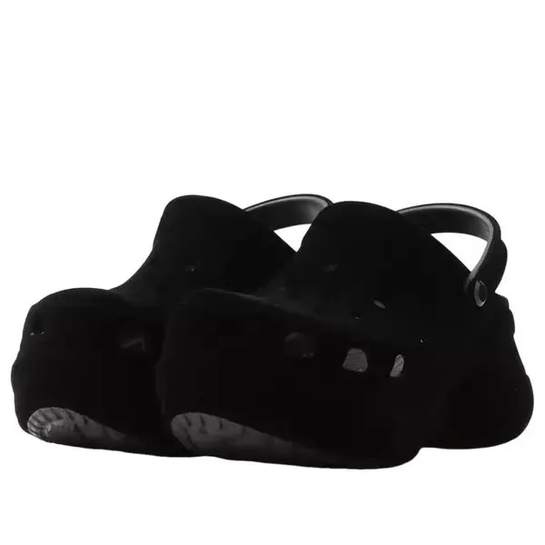 CROCS Bae Velvet Clog - Black