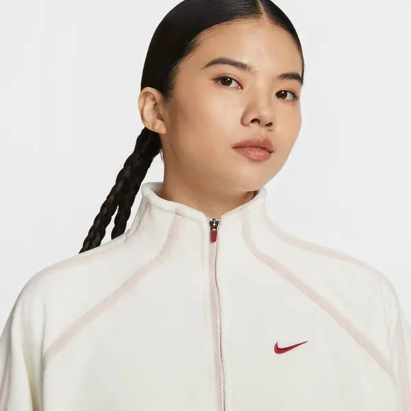 Nike Oversized Therma-fit 1/2-zip Fleece Top