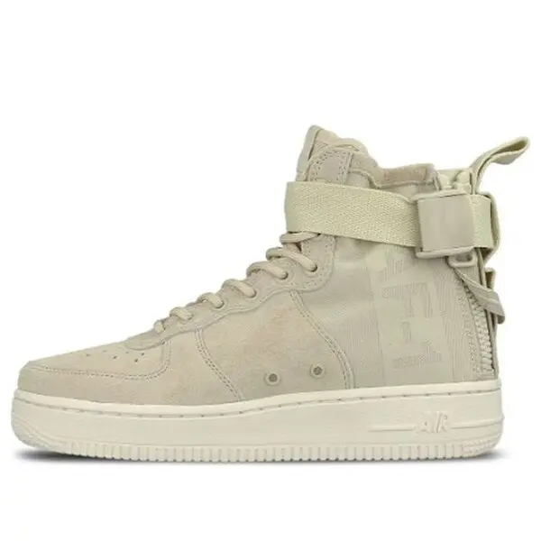 Nike Sf Air Force 1 Mid 'fossil - Fossil-sail