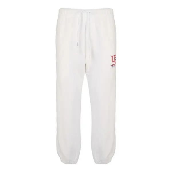 AUTRY Logo-print Drawstring Track Pants 'white - White/red
