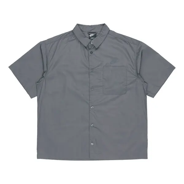 Nike Thin And Light Loose Sports Short Sleeve Shirt Gray - Grey
