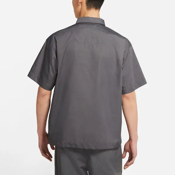 Nike Thin And Light Loose Sports Short Sleeve Shirt Gray