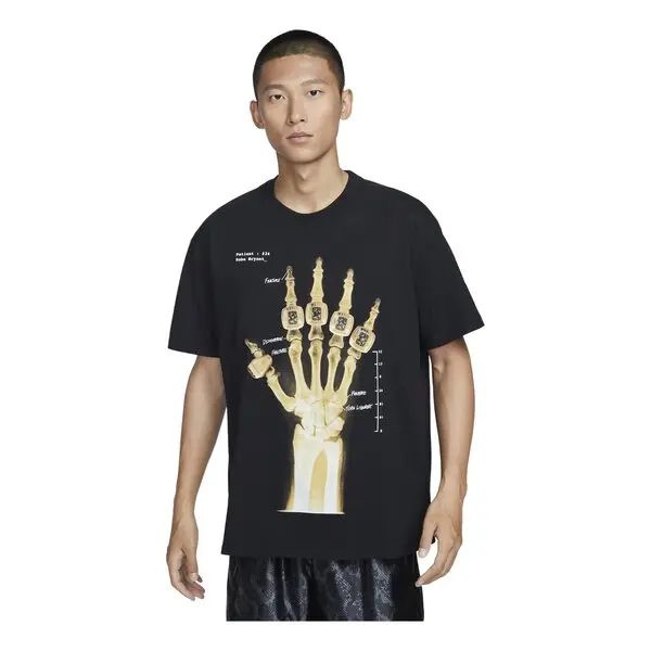 Nike Kobe T-shirt Asia Sizing 'x-ray - Black