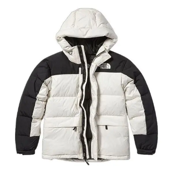 The North Face Himalayan Ripstop Nylon Down Jacket - White/black