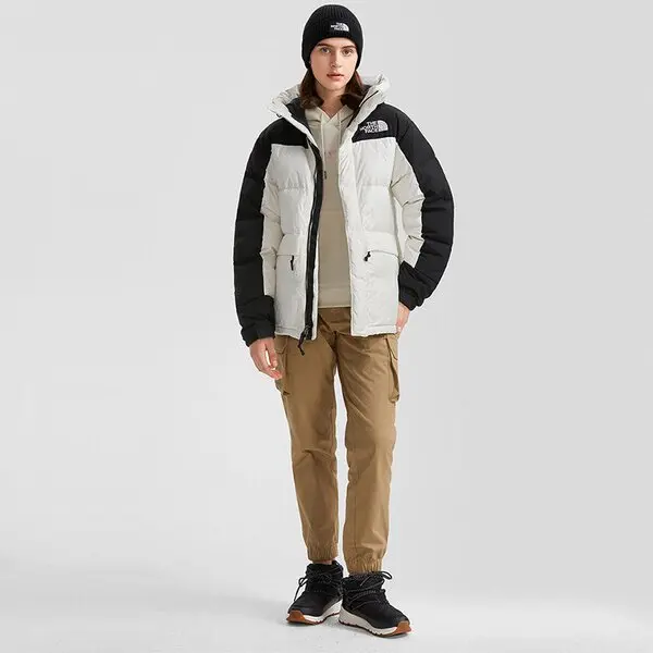 The North Face Himalayan Ripstop Nylon Down Jacket - White/black