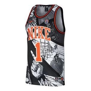 Nike Dri-fit High School League Comics Basketball Jersey - Black