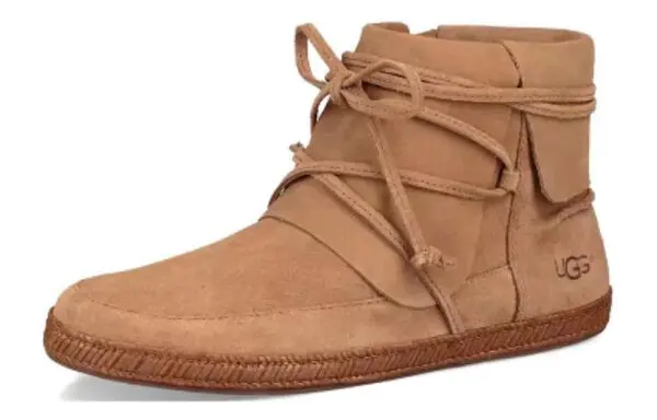 UGG Ankle Boots With Lace Up And Zip Up Detail