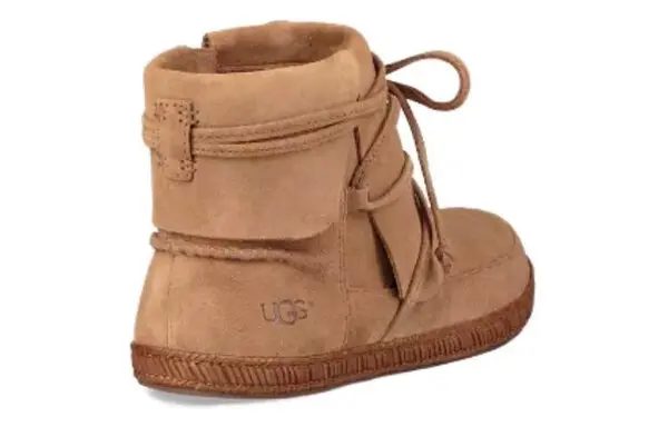 UGG Ankle Boots With Lace Up And Zip Up Detail