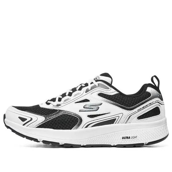 Sketchers Go Run Consistent Athletic Shoes - Black/silver