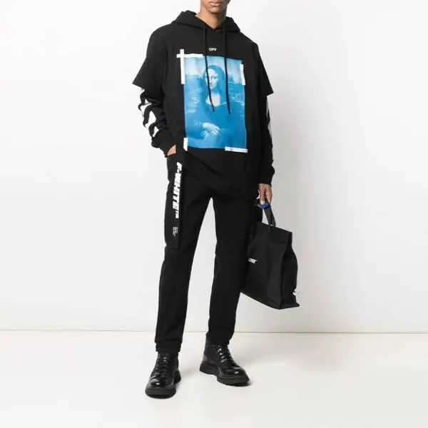 Off-White Mona Lisa Double Layer Hoodie