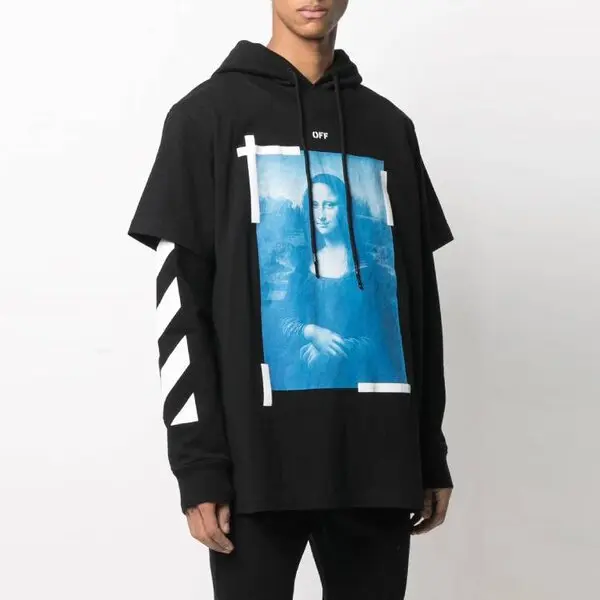 Off-White Mona Lisa Double Layer Hoodie