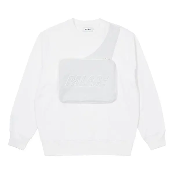 PALACE Crewneck Sweatshirt With Chest Pocket