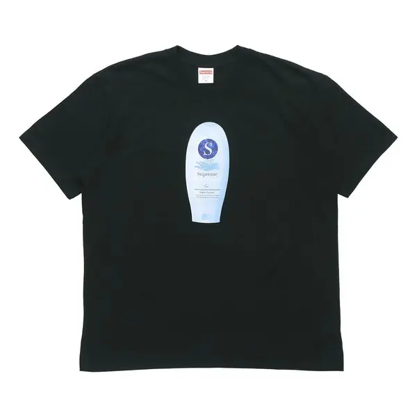 Supreme Fw19 Week 1 Super Cream Tee Short Sleeve - Black