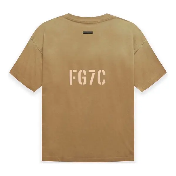 Fear Of God Fg7c Tee 'vintage Army - Green