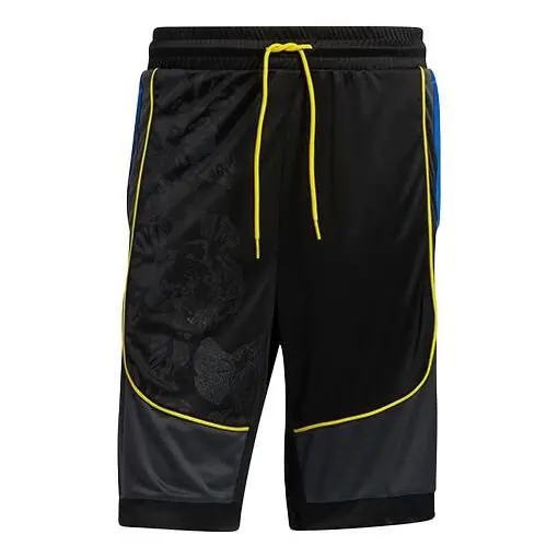 Adidas Harden Graphic Basketball Shorts - Black