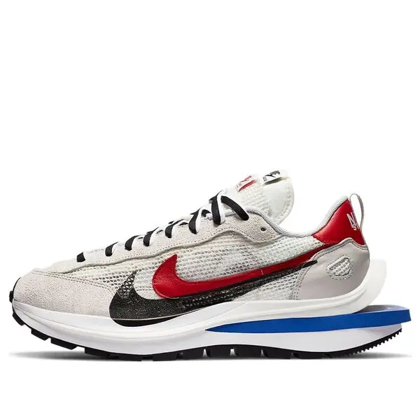 Nike X Sacai Vaporwaffle Sail Sneakers - White/black/red